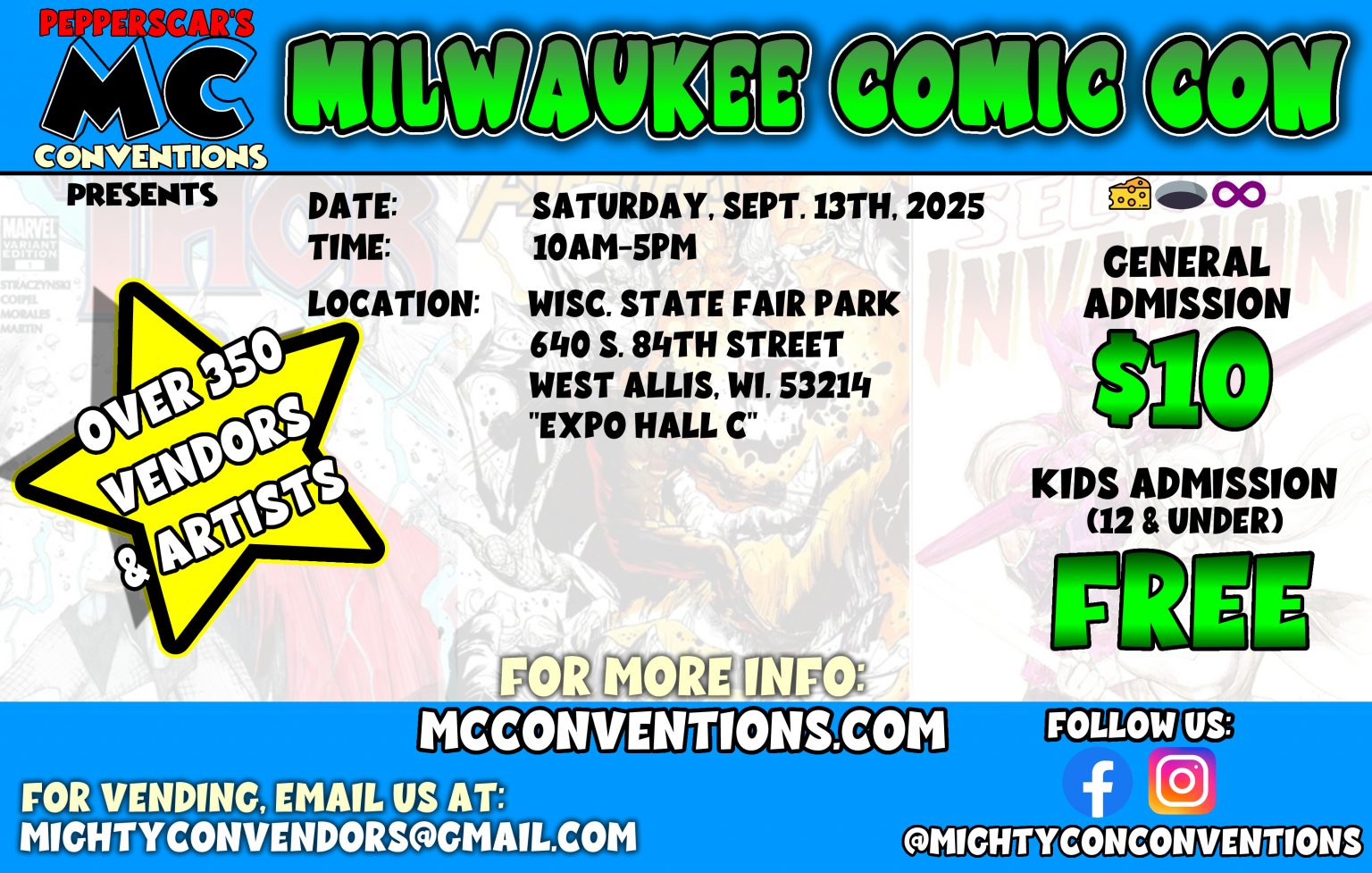 MILWAUKEE COMIC CON - PepperScars MC Conventions