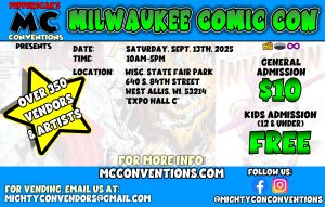 MILWAUKEE COMIC CON - PepperScars MC Conventions