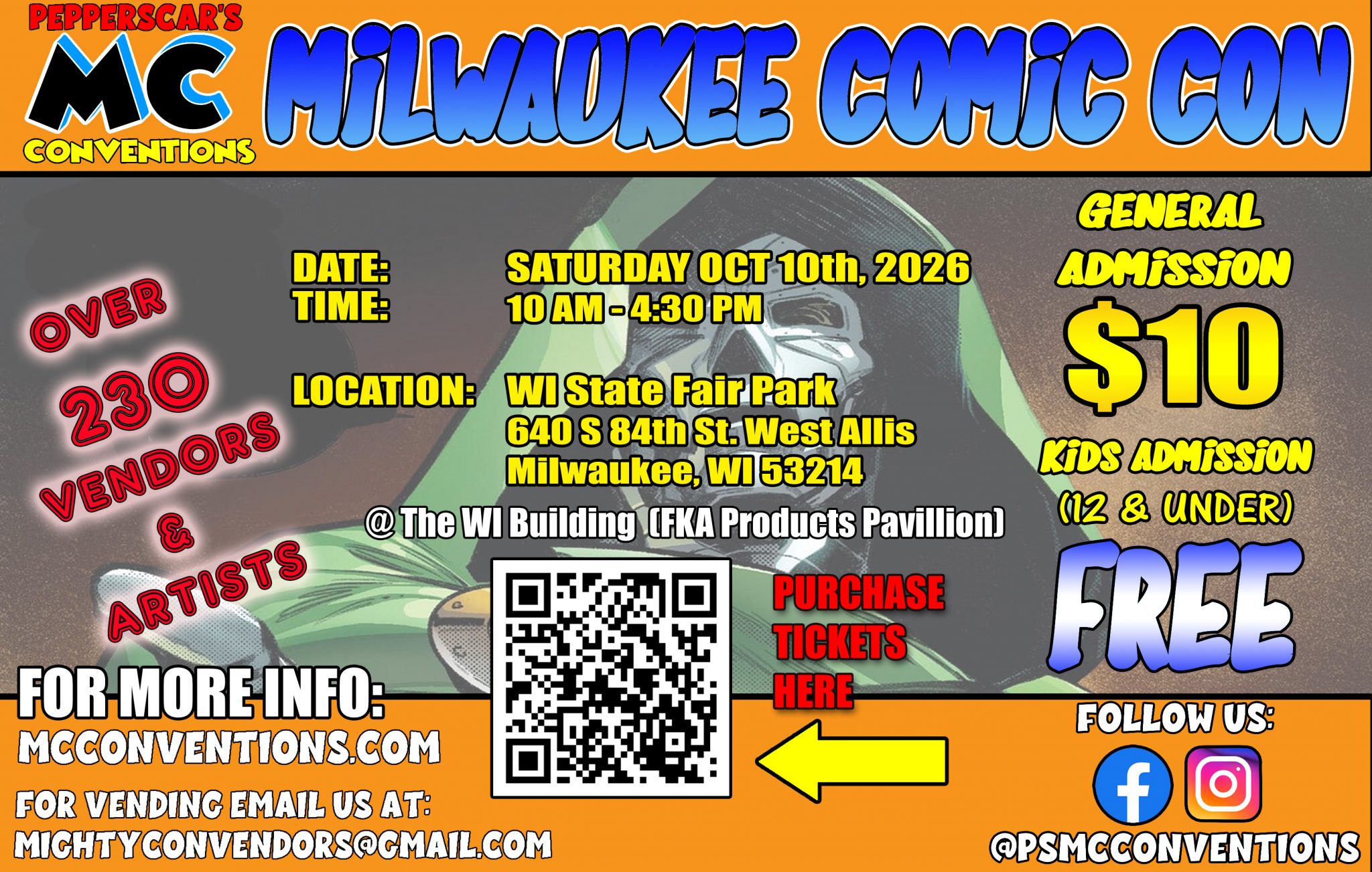 MILWAUKEE COMIC CON - PepperScars MC Conventions